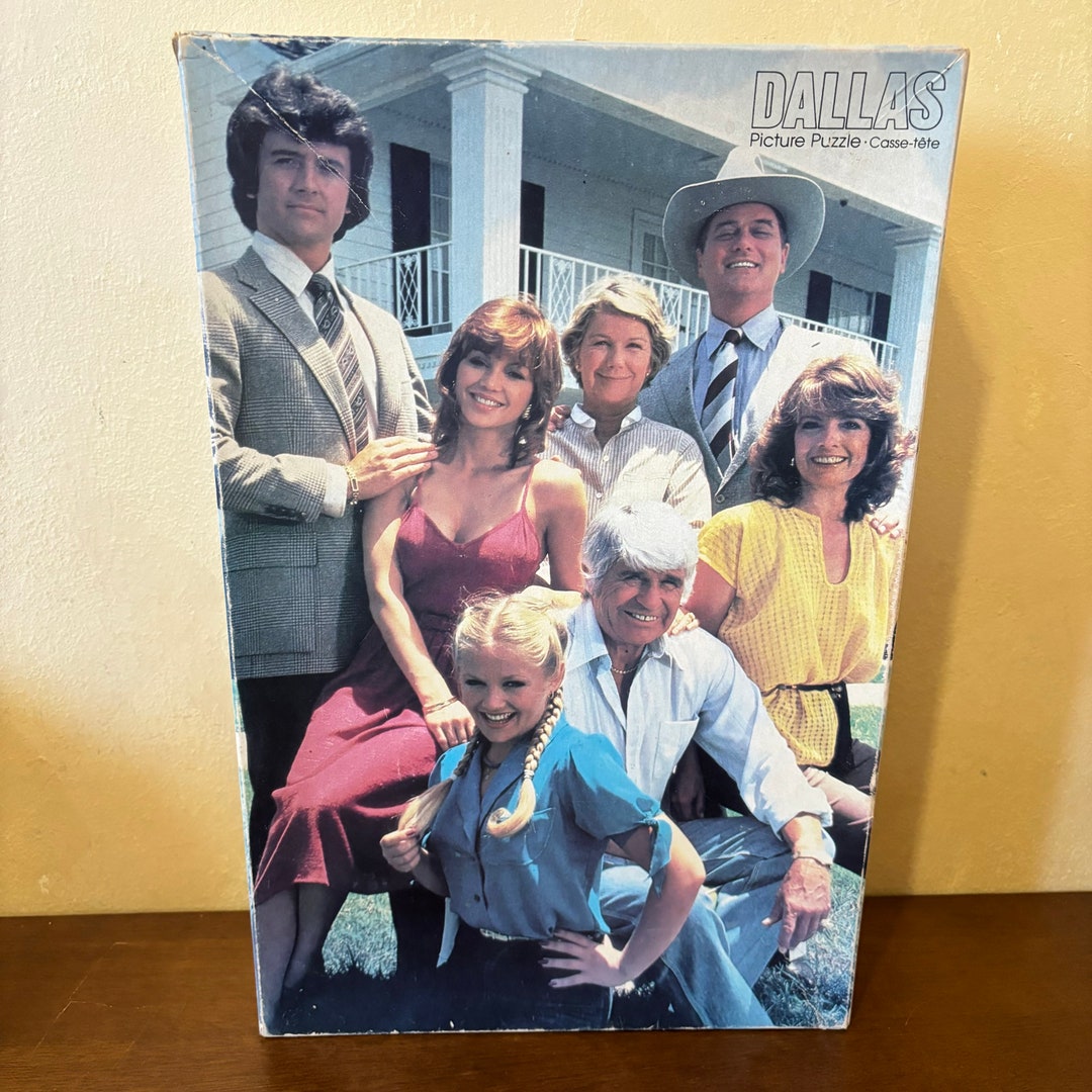 1980 Dallas Original Cast No 1600 500 Piece Picture Puzzle, Dallas ...