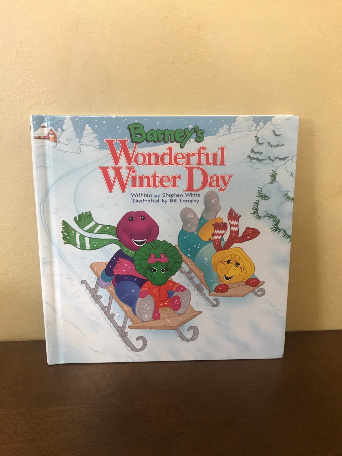 Barney's Wonderful Winter Day Hardcover Barney Winter | Etsy