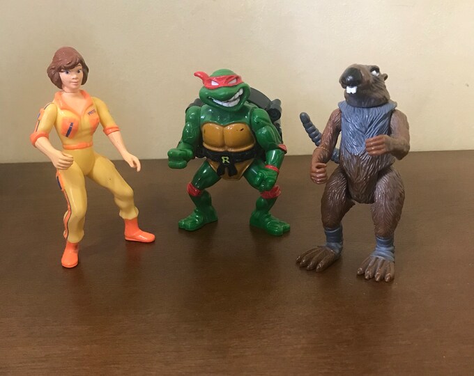80s 90s Teenage Mutant Ninja Turtle Action Figures - 1988 Splinter ...