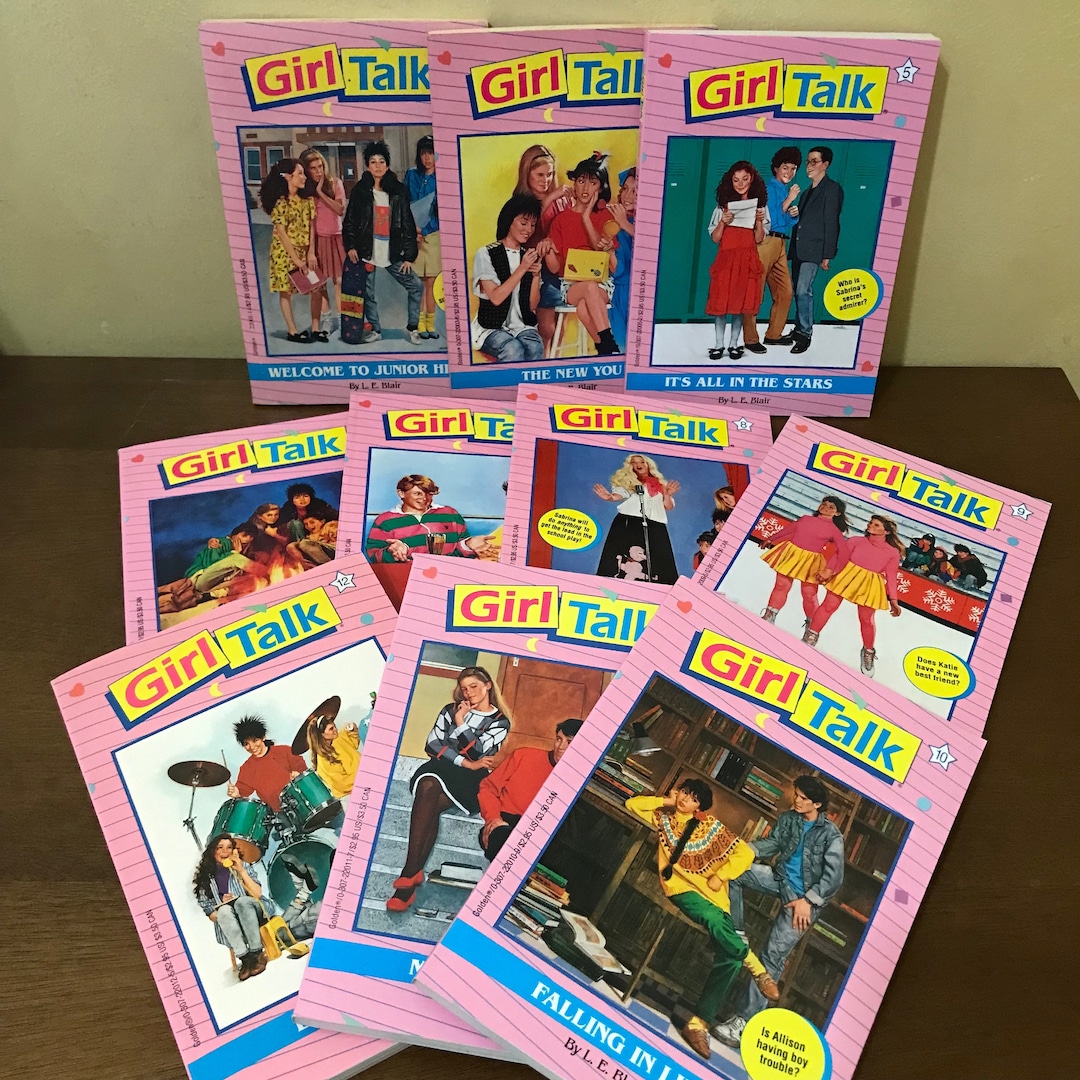 Girl Talk Book Series 90s L.E. Blair | 90s Reading List Teen Reads 90s ...