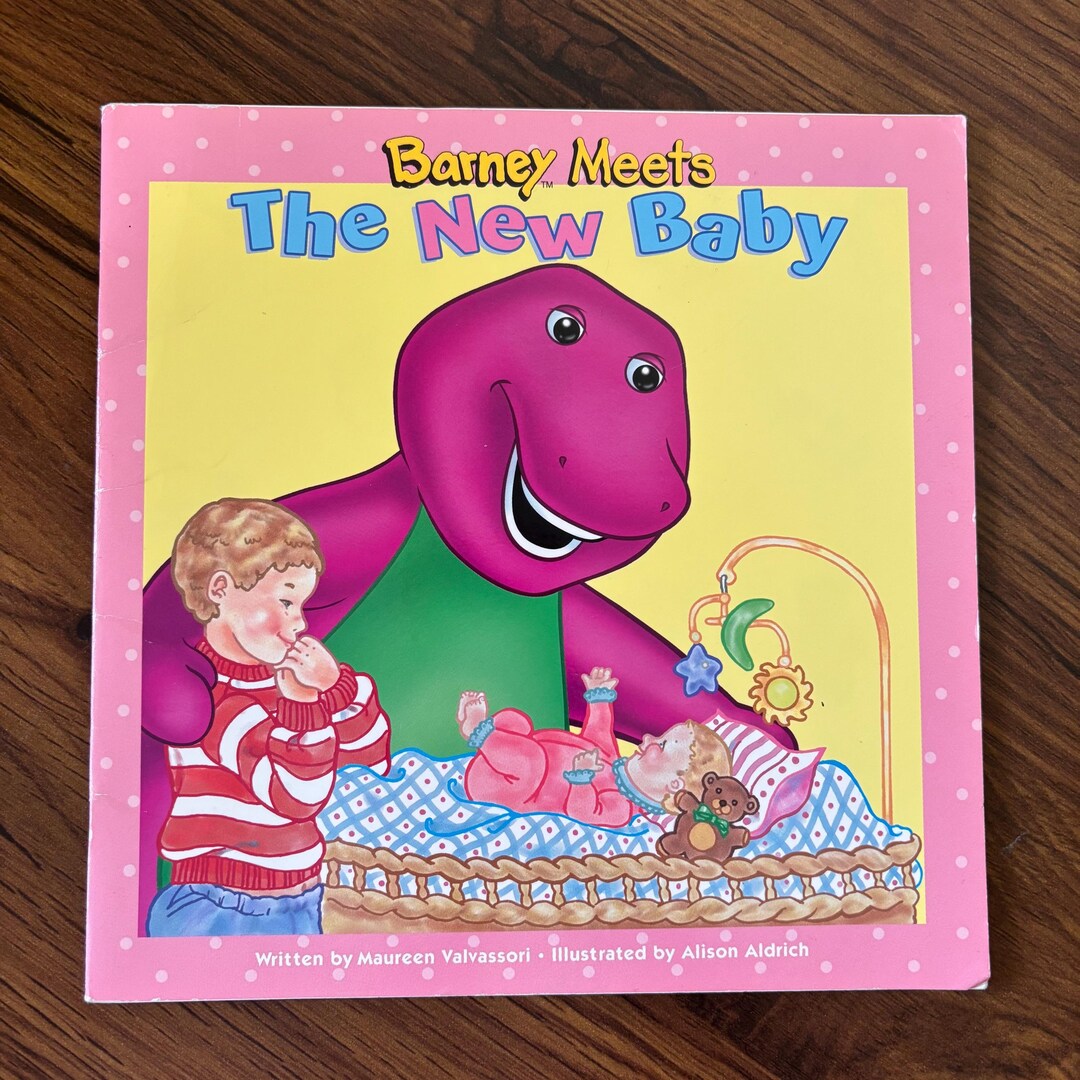 Barney Meets the New Baby by Maureen Valvassori 1998 Softcover ...