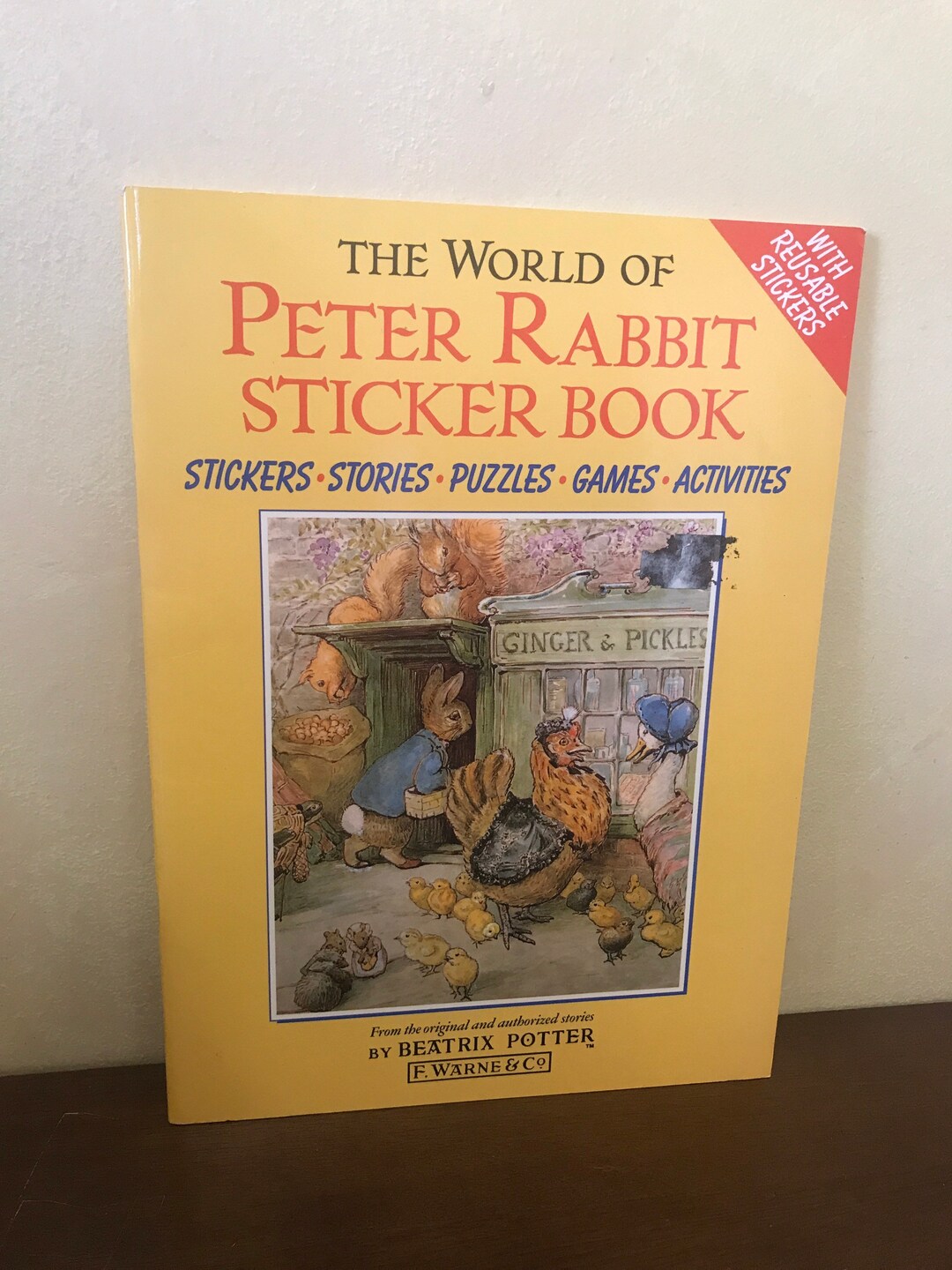World of Peter Rabbit Sticker Book Paperback 1990 F. Warne & Co ...