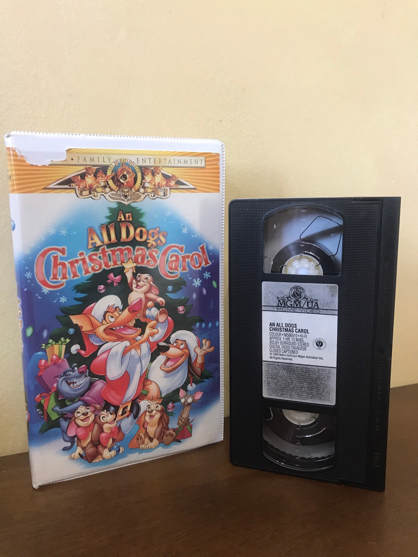 An All Dogs Christmas Carol VHS 1998 Vintage 90s Christmas | Etsy