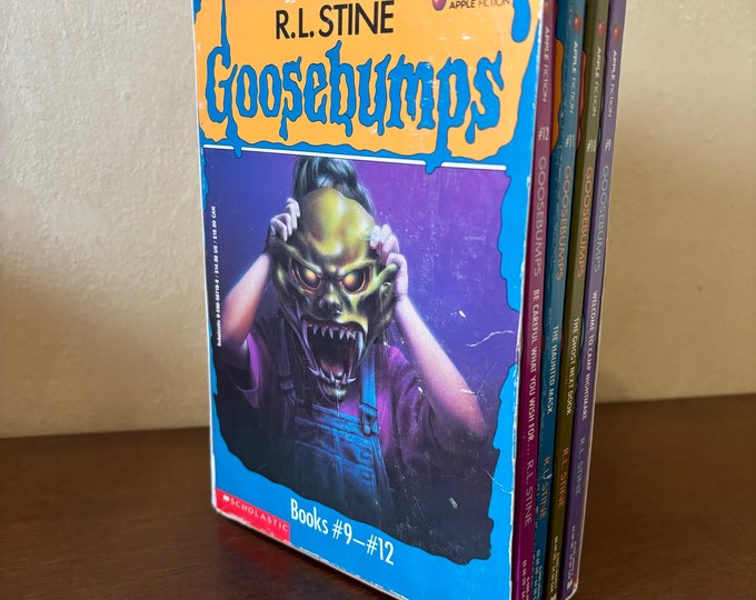 R.L. Stine Goosebumps Books #9-#12 Boxed Set, Welcome Camp Nightmare ...