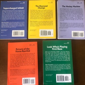 Matt Christopher Sports Books Teen Boy Reads YA 90s Reads Boys Sports ...