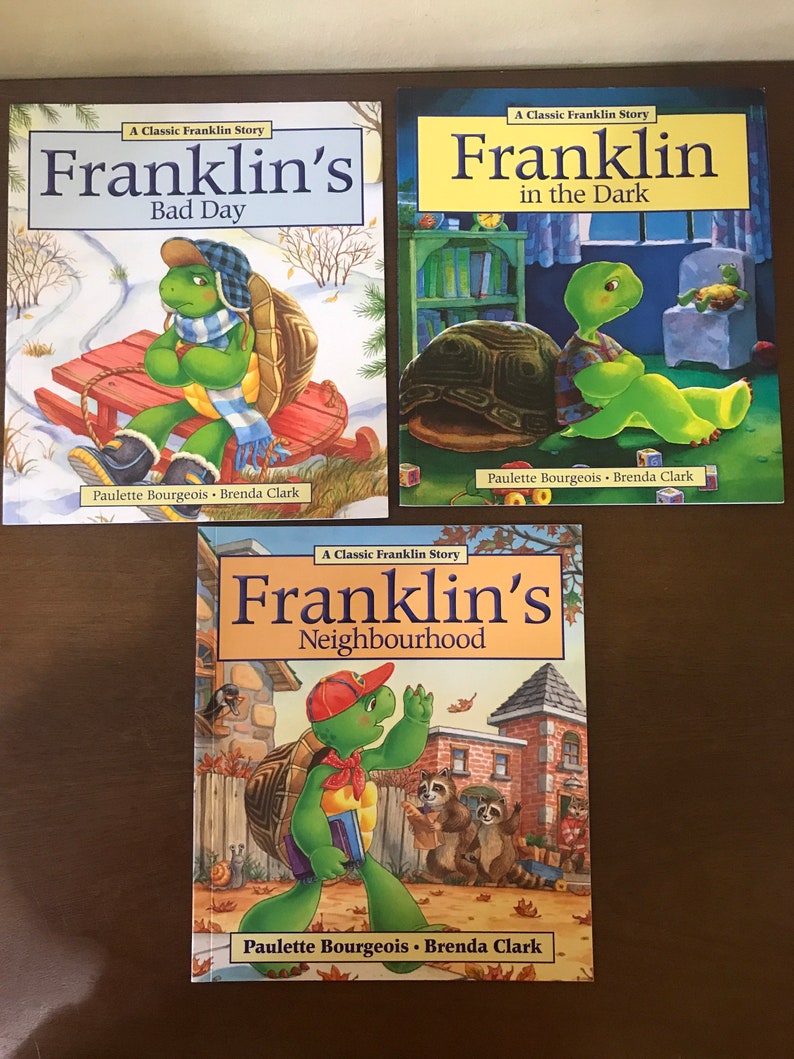 Franklin Turtle Books - Vintage Children's Storybooks by Paulette ...