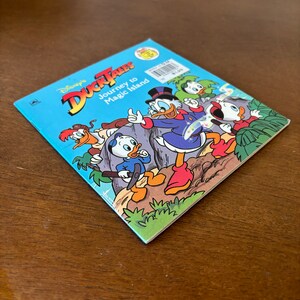 Disney's Ducktales Journey to Magic Island 1989 Miniature Storybook ...