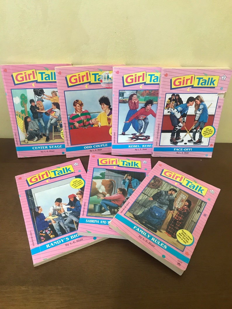Girl Talk Book Series 90s L.E. Blair 90s Reading List Teen - Etsy