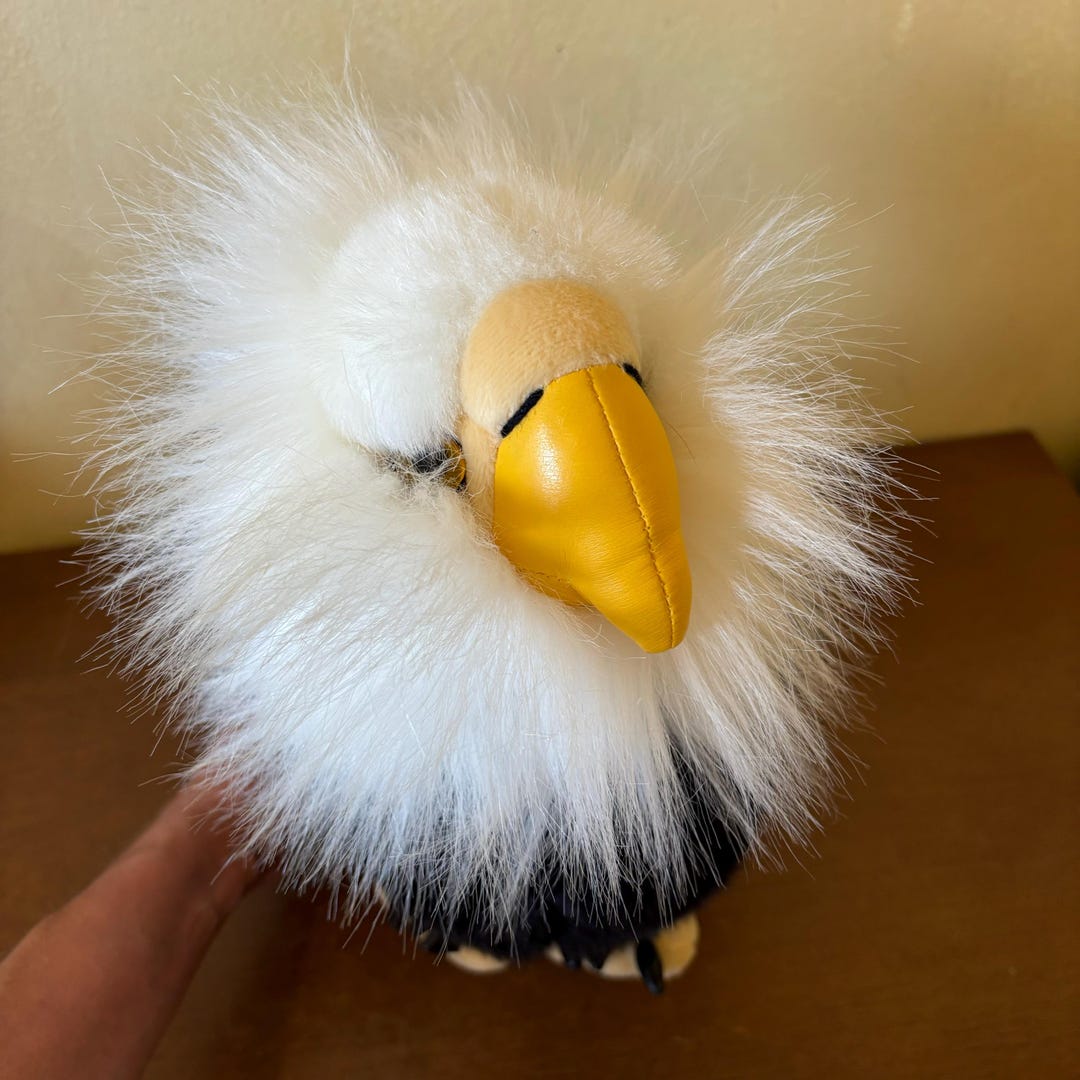 1991 24k Polar Puff Special Effects Rodney the Bald Eagle #5487 10 ...