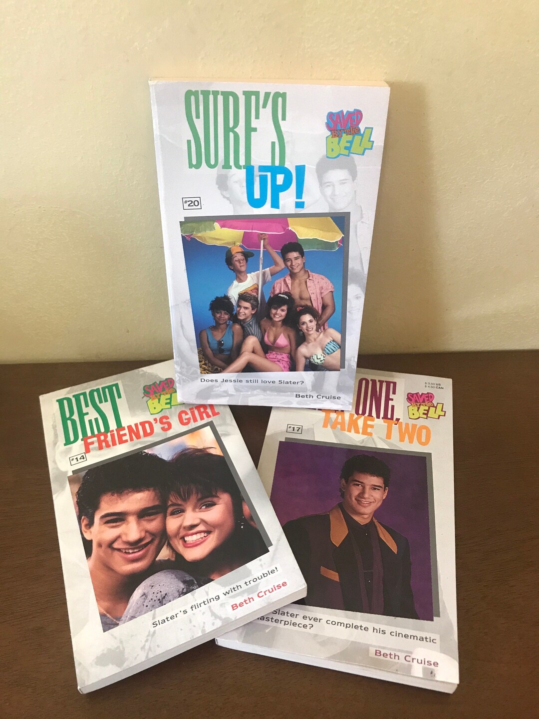 Saved by the Bell Books Set | 90s Teen TV Novels | Zack Morris, Kelly ...