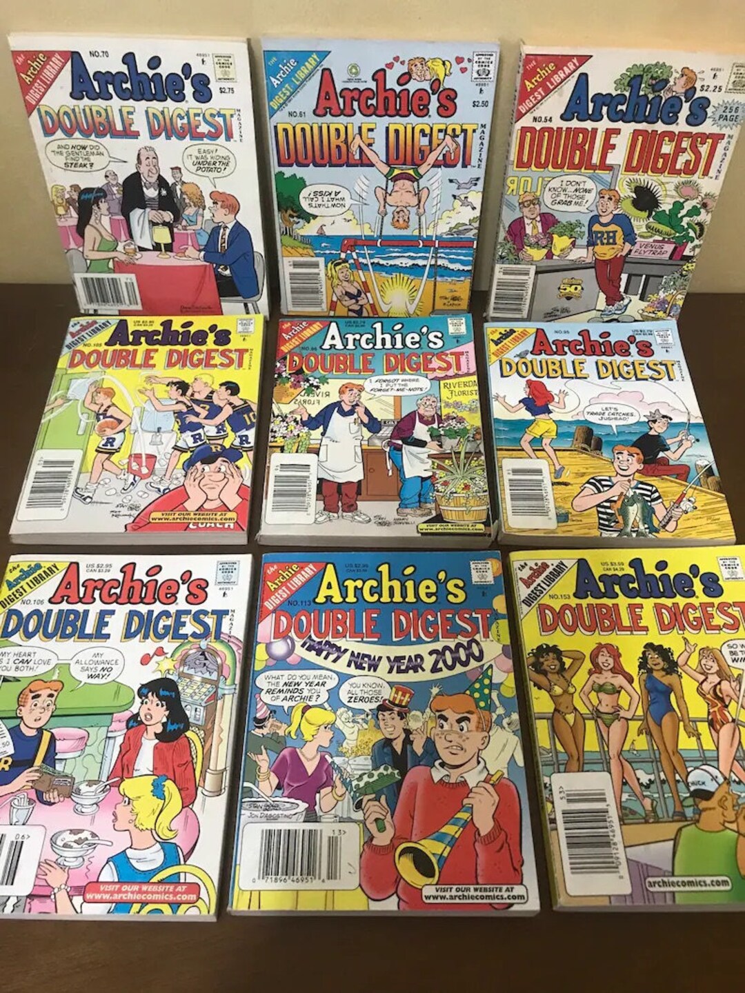 Archie Double Digest 80s 90s, Archie Comic Digest 80s, Original Archie ...