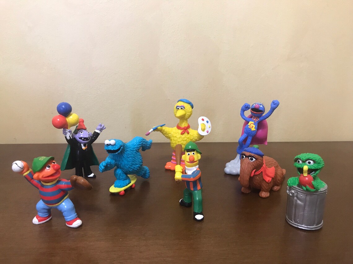 Vintage PVC Sesame Street Figurines CHOOSE ONE Prairie - Etsy