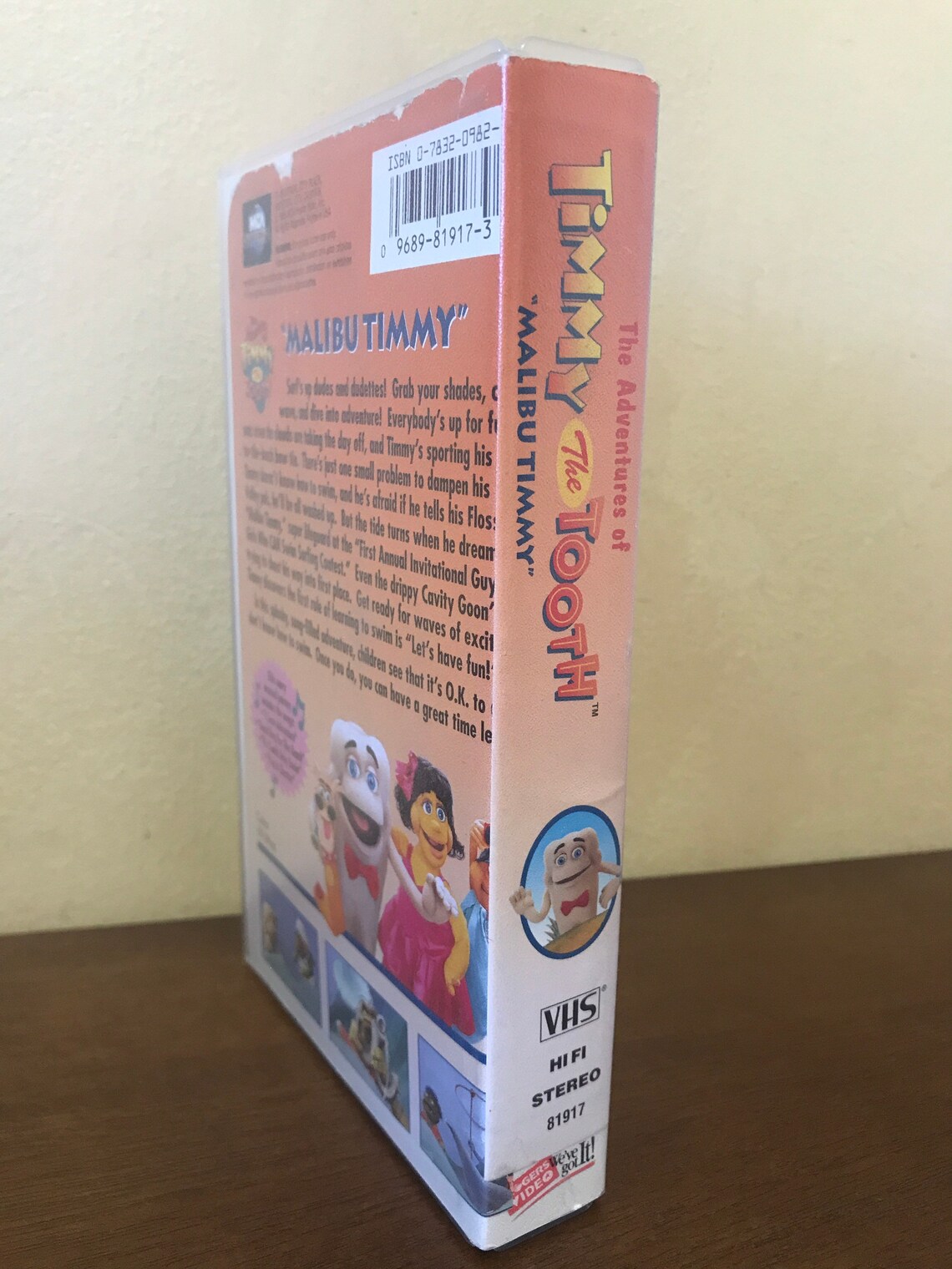 The Adventures of Timmy the Tooth Malibu Timmy VHS Musical | Etsy