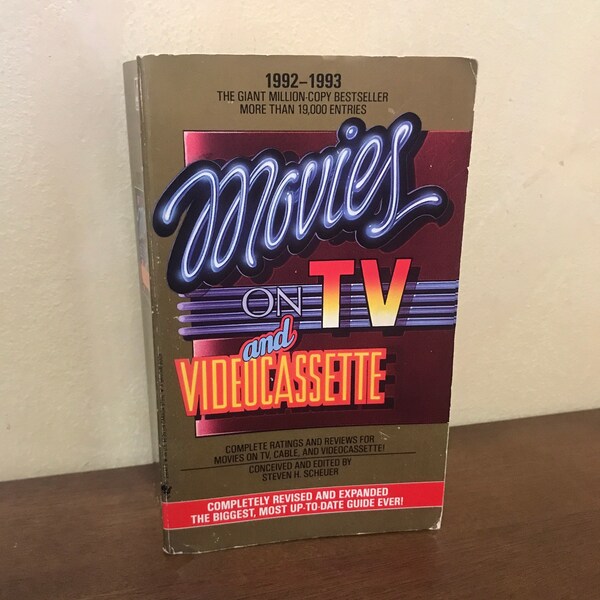 90s Movie Guide Book - Etsy