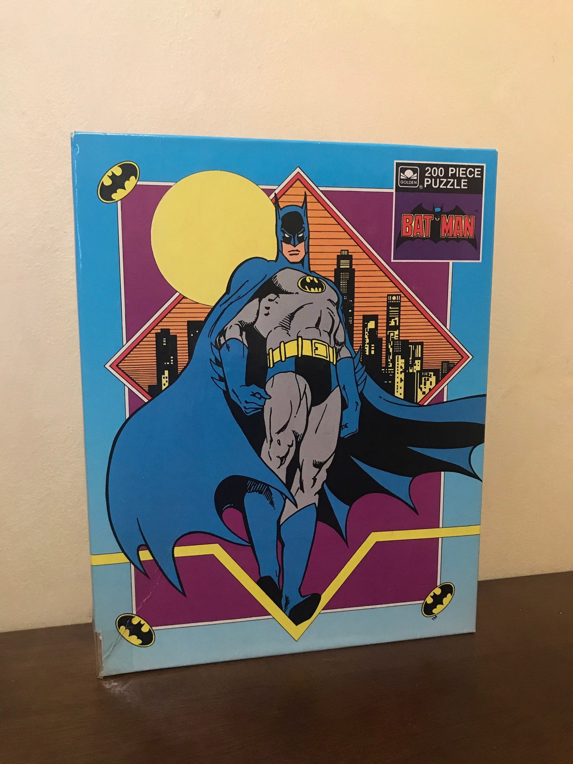 1989 Batman Jigsaw Puzzle Over 200 Pieves Batman 80s Puzzles | Etsy
