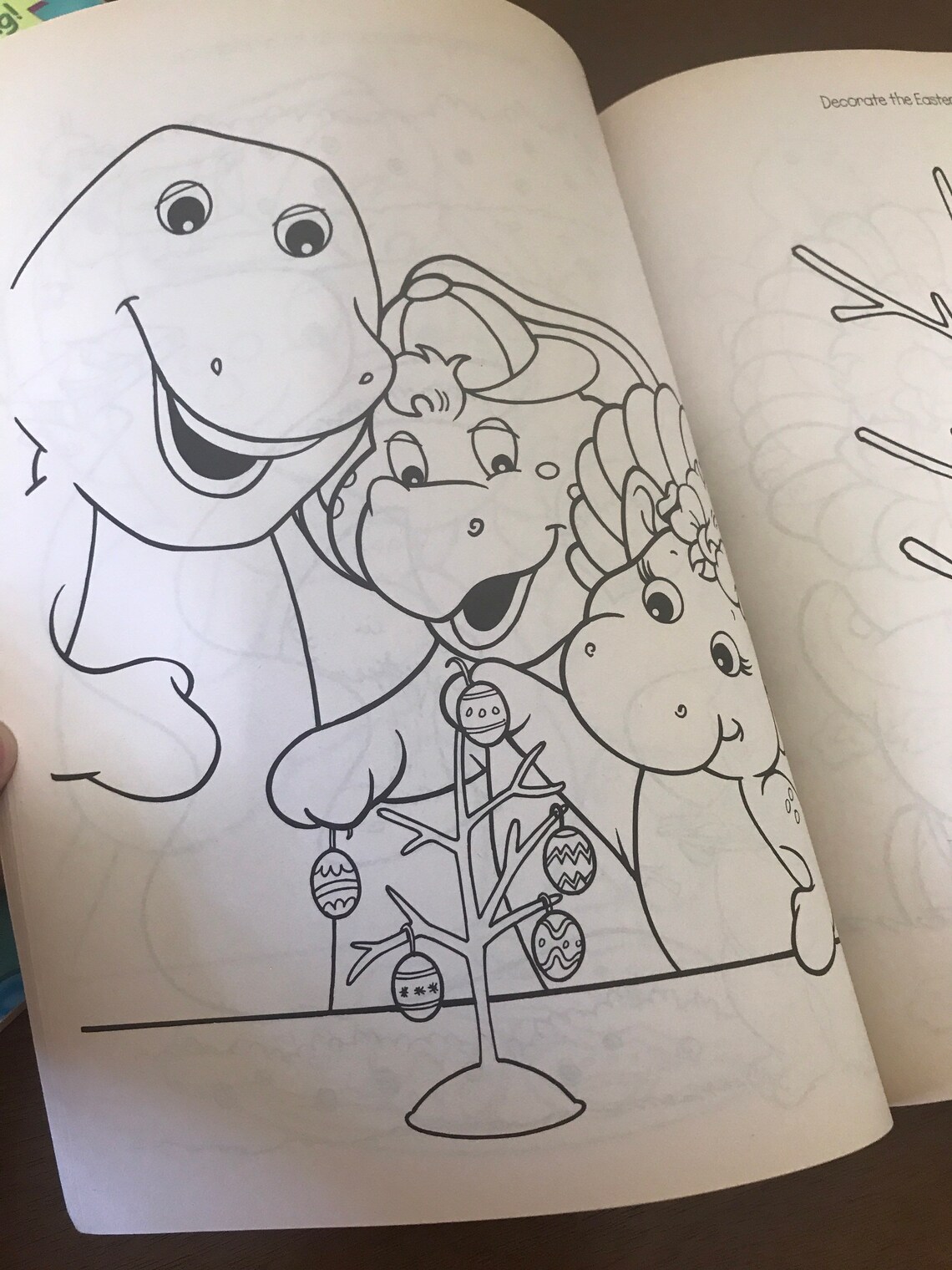 Set of 2 Barney Coloring and Activity Books Barney Coloring - Etsy