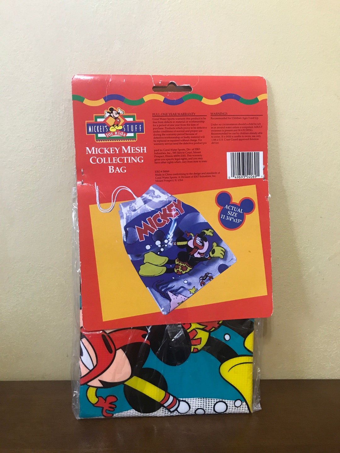 Mickey Mouse Plastic Mesh Beach Bag - Mickey's Stuff for Kids | Mickey ...