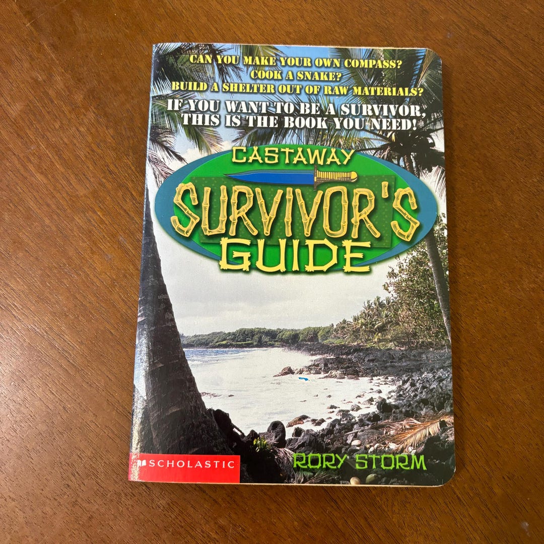Castaway Survivor's Guide Rory Storm 2001 Scholastic Paperback RL 4 - Etsy