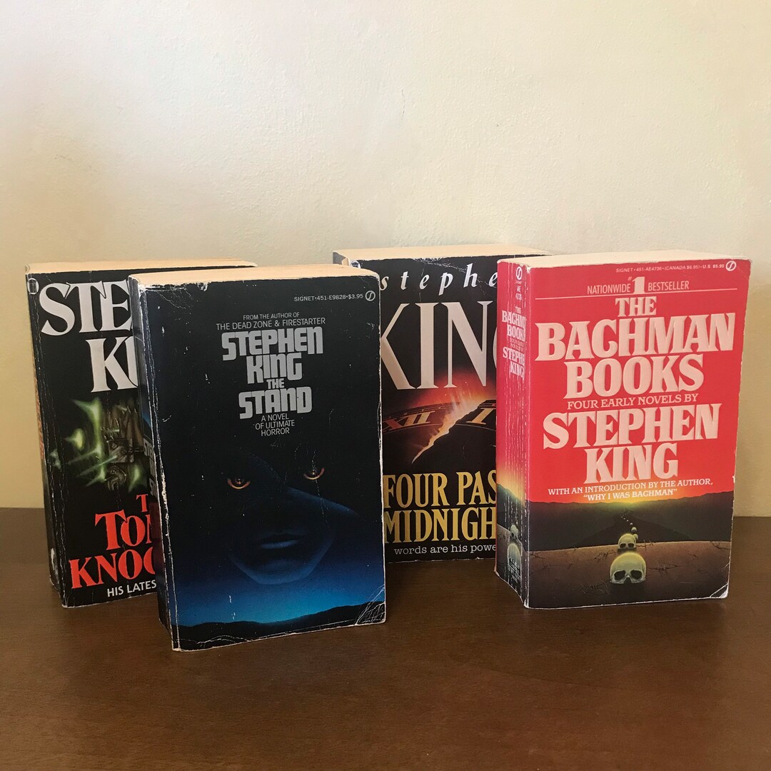 Vintage Stephen King Horror Novel Paperbacks 80s 90s, 80s Popular ...