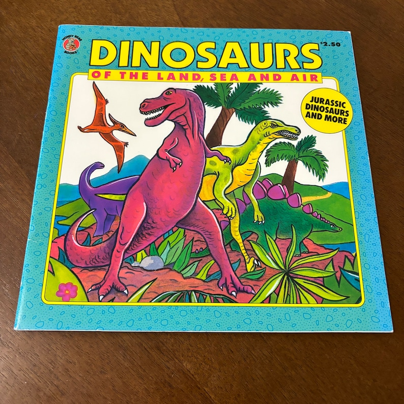 Set of 3 1993 Dinosaur Books, Prehistoric Creatures, Big and Small ...