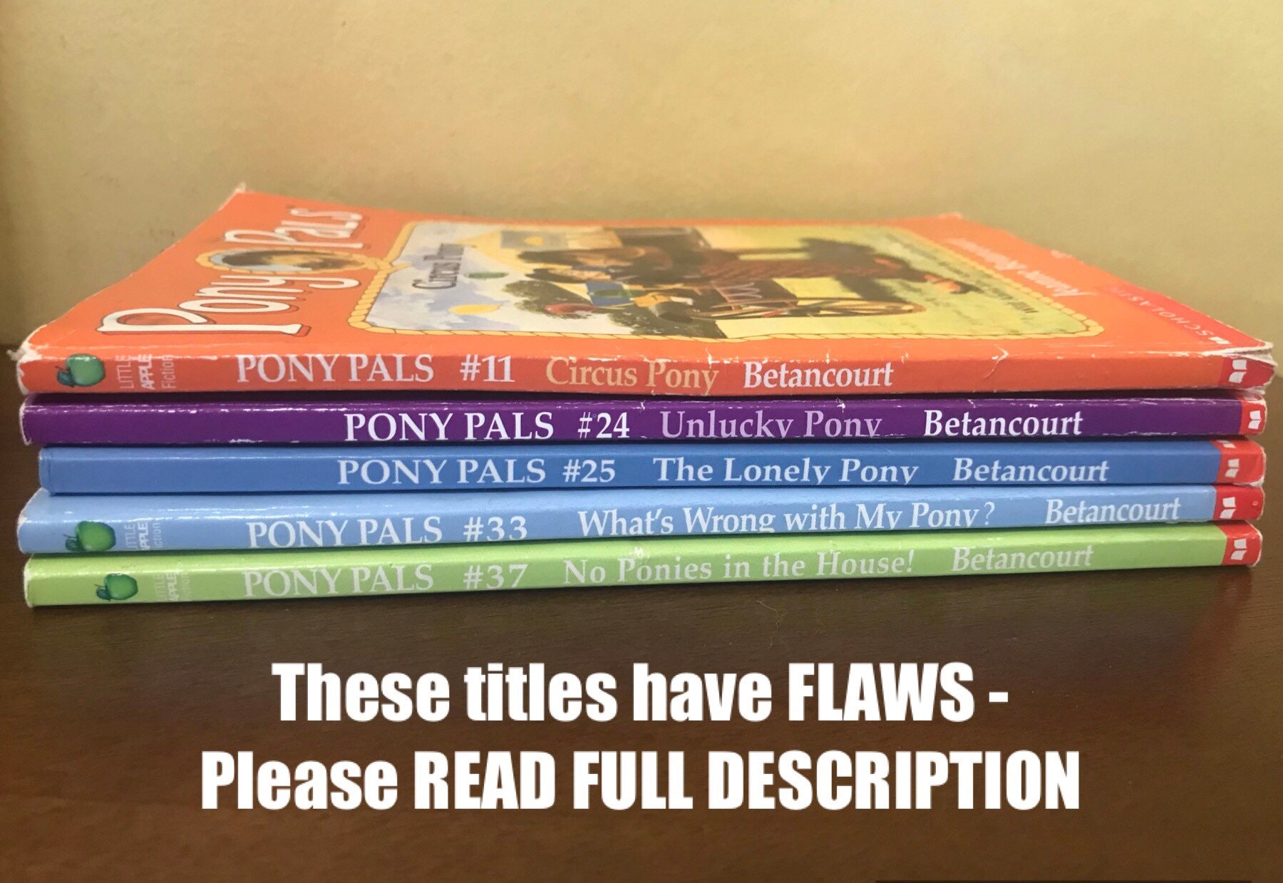 Pony Pals Chapter Books 90s Jeanne Betancourt 90s Pre Teen | Etsy