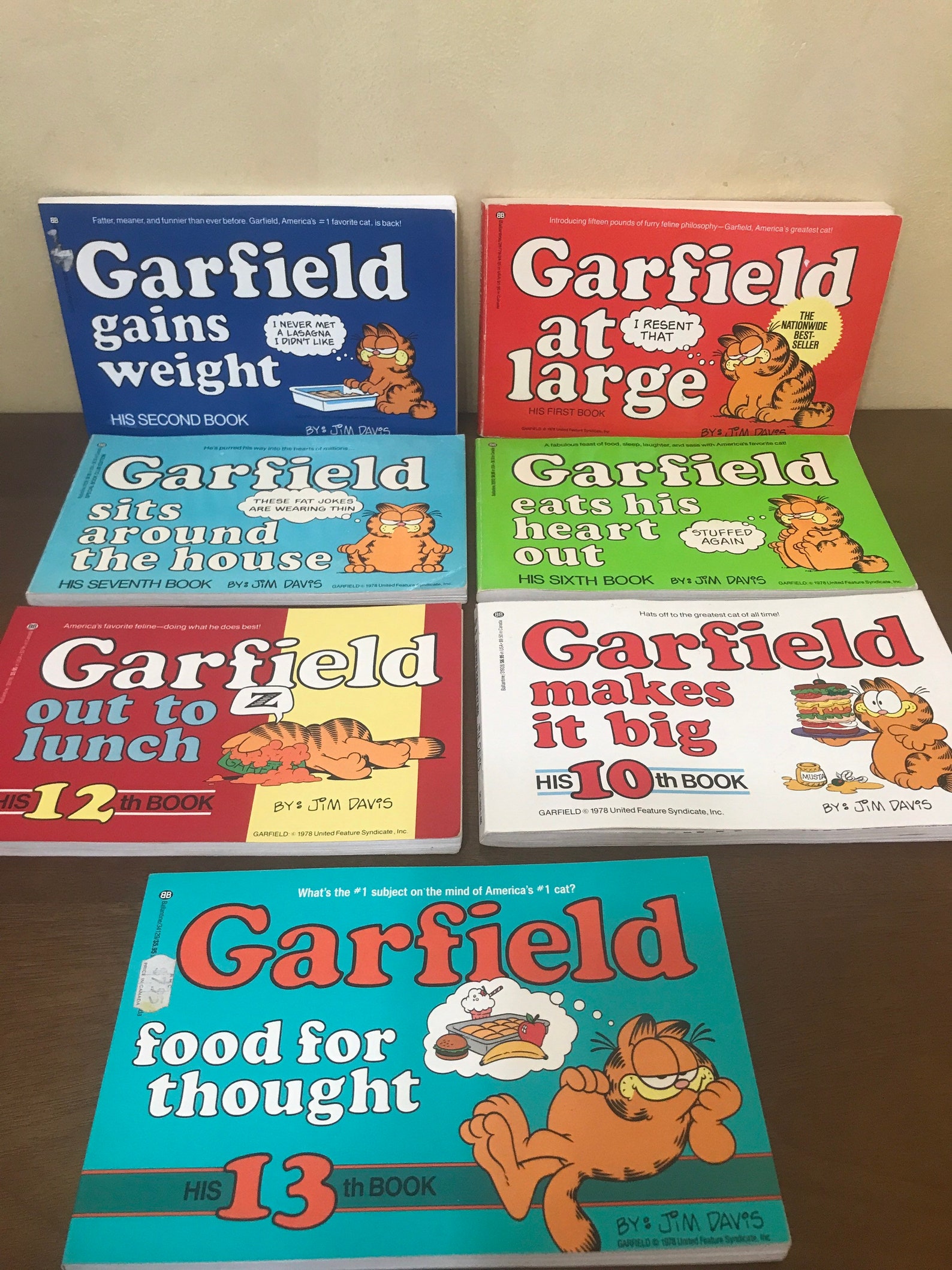 Garfield Comic Books 80s Jim Davis Various Titles You Choose - Etsy Canada