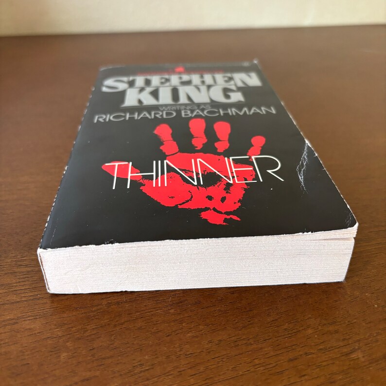 Stephen King Thinner Writing as Richard Bachman 1985 AE Signet ...