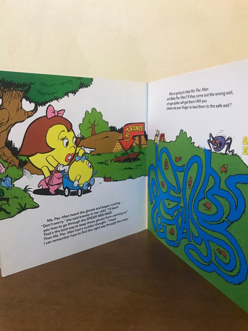 1983 Ms. Pac Man Ms. Pac-man's Prize Pupil Softcover A - Etsy