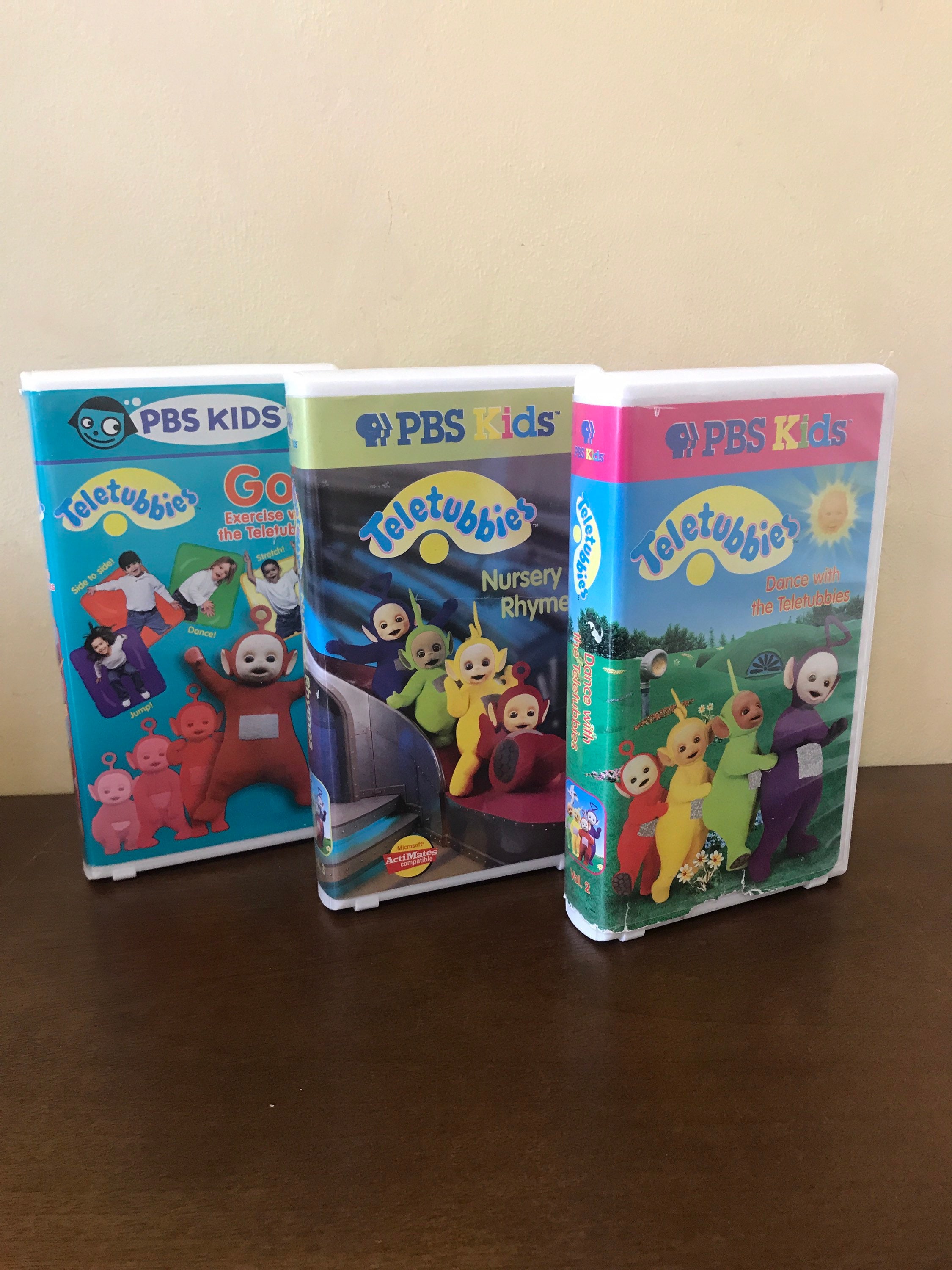 1990s Teletubbies TV VHS - Various Titles - Dance With Teletubbies - Go ...