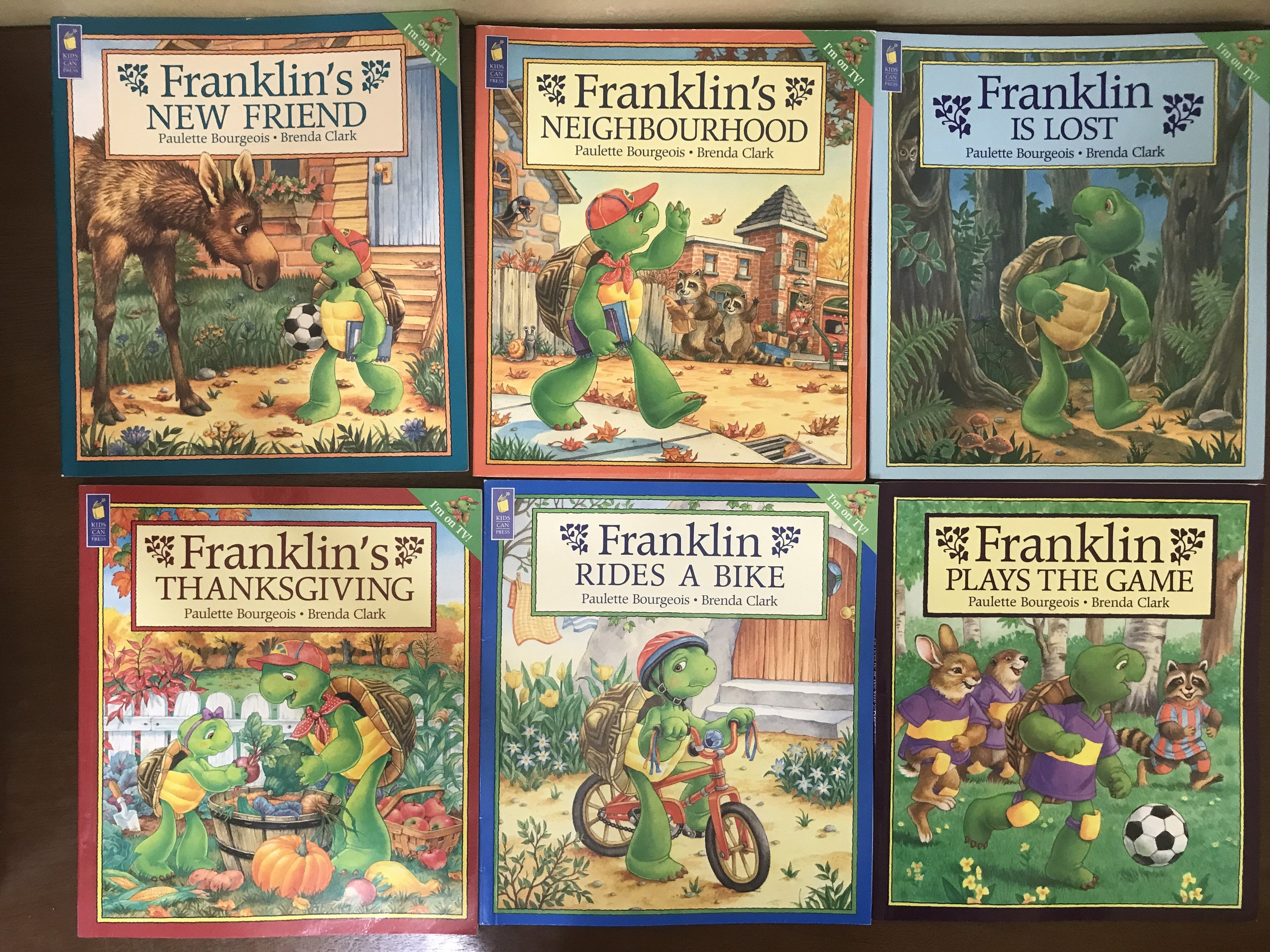 Franklin Turtle Books - Vintage Children's Storybooks by Paulette ...
