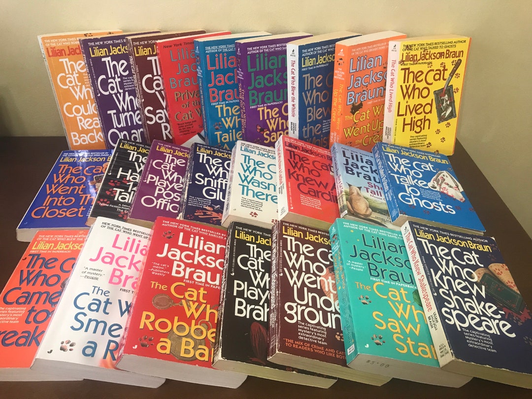 The Cat Who Mystery Books - Various Titles - Lilian Jackson Braun - 80s ...