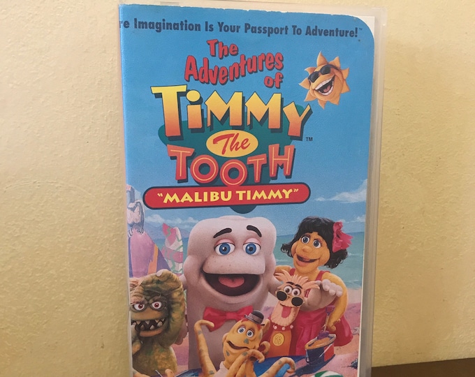The Adventures of Timmy the Tooth - Malibu Timmy VHS - Musical Puppet ...
