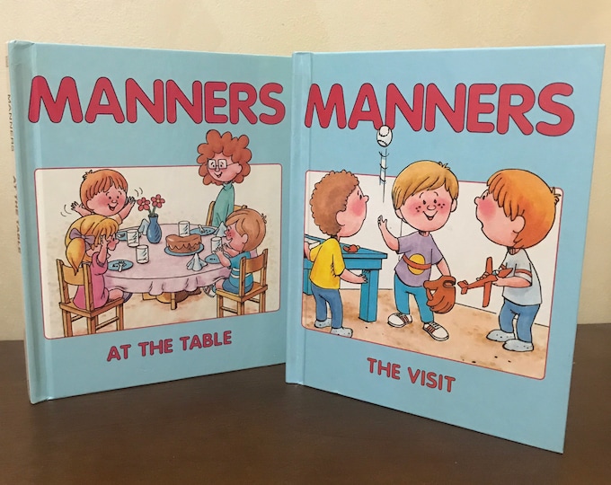 80s Children's Manners Series Books - CHOOSE ONE - Manners the Visit ...