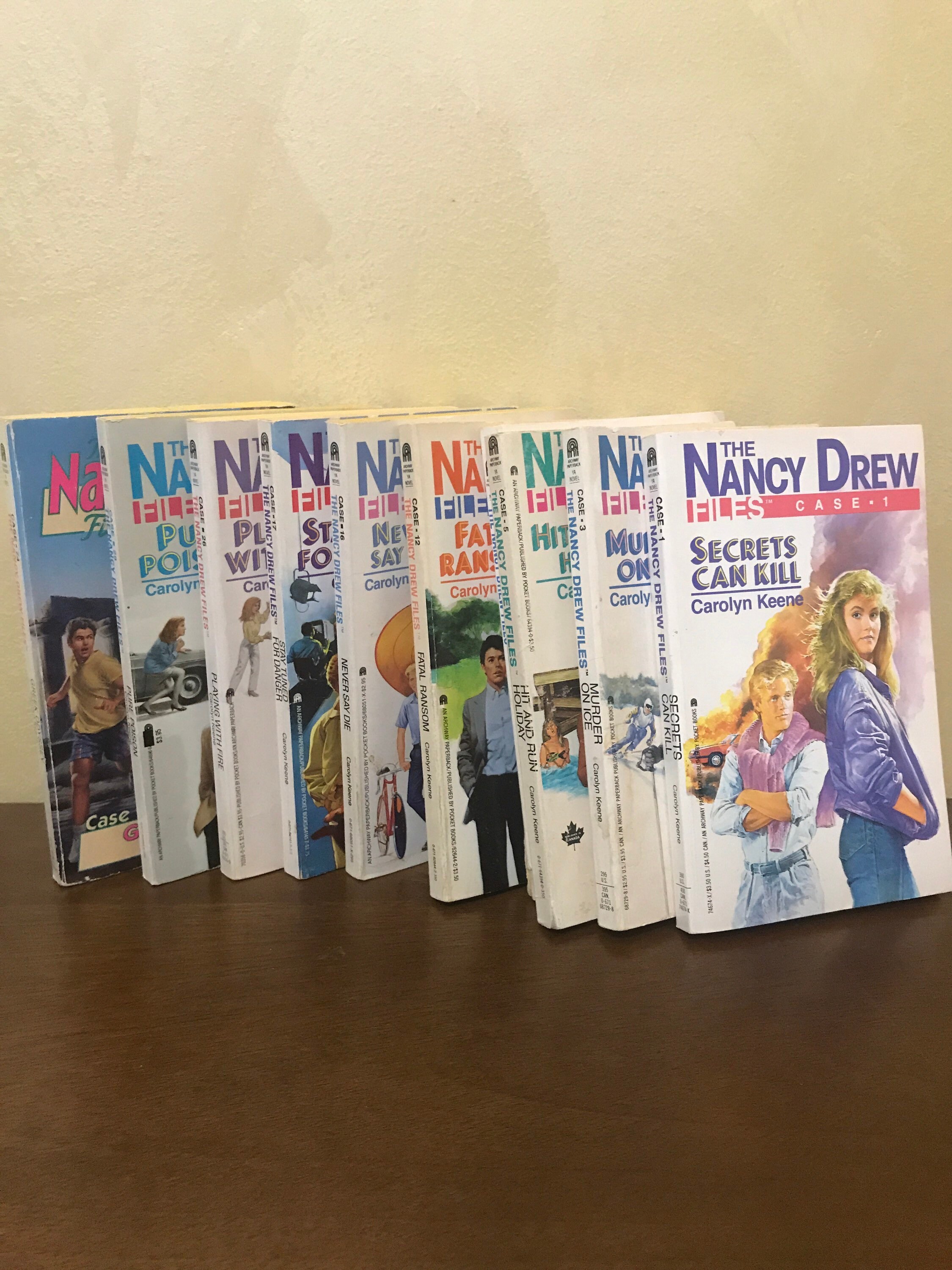 80s Nancy Drew Case Files Carolyn Keene YOU CHOOSE TITLE | Etsy