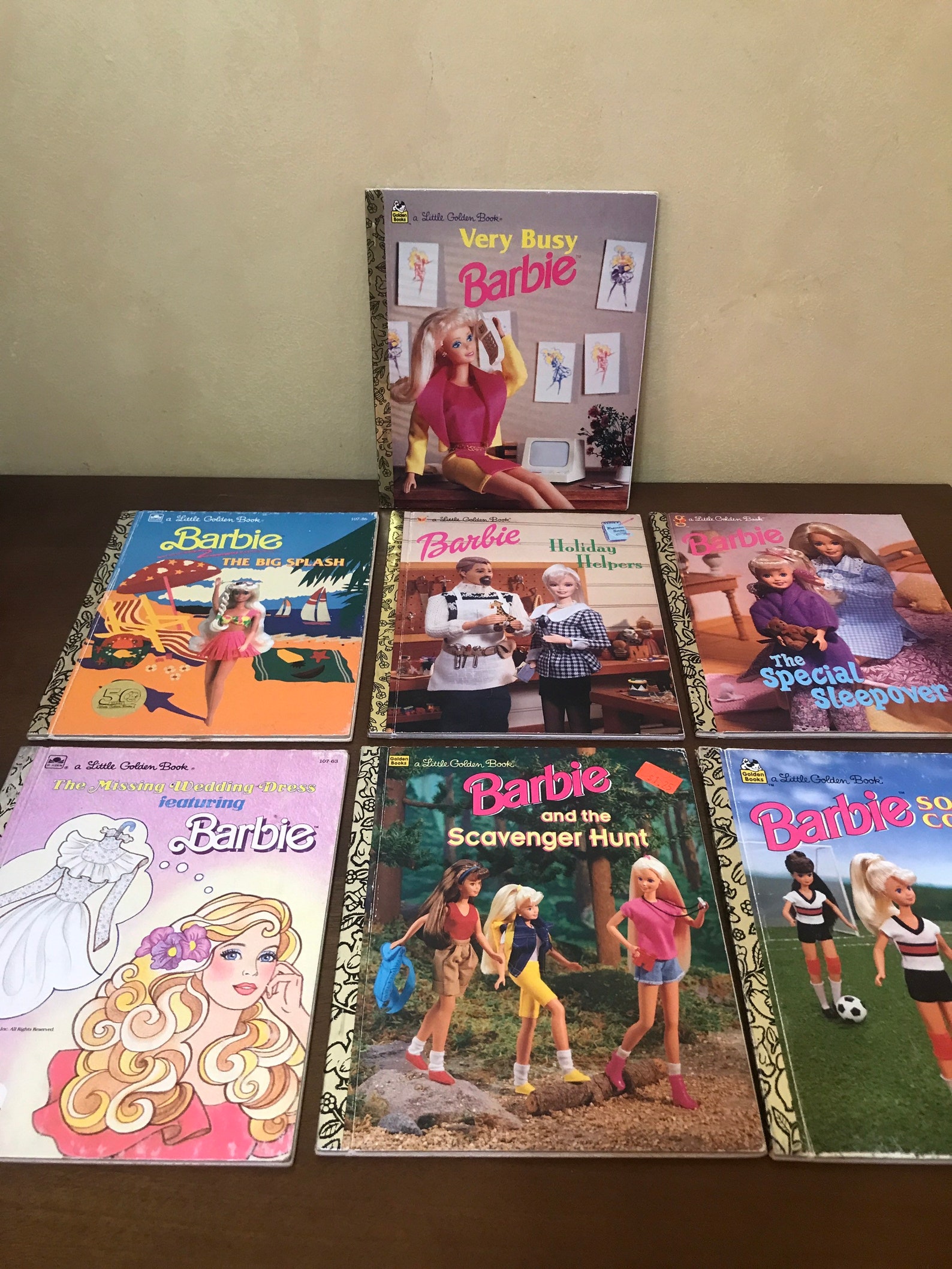 Barbie Little Golden Books 90s CHOOSE ONE Barbie 90s Paperback | Etsy