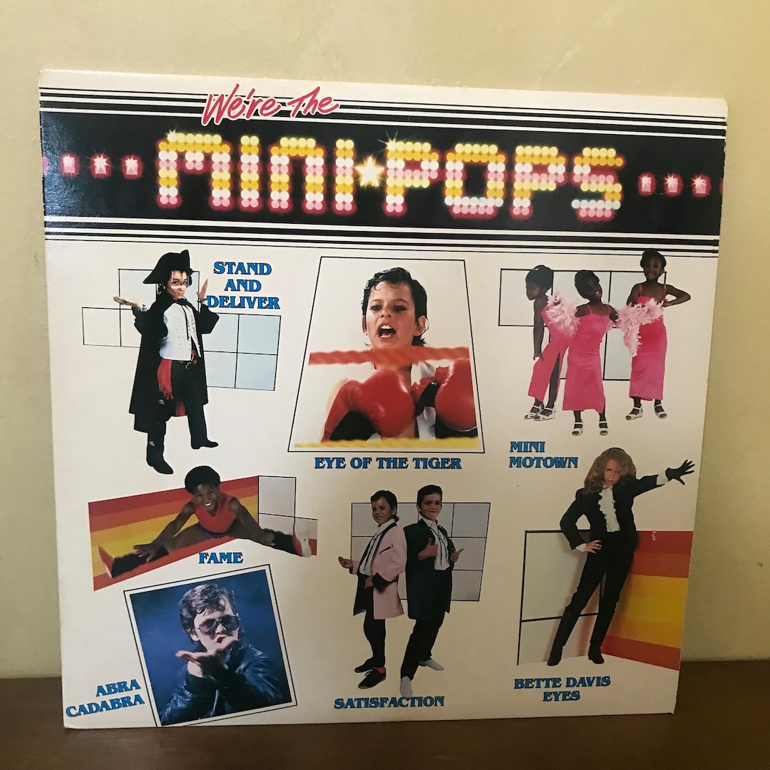 1983 We're the Mini-pops Vinyl K-tel Music, 80s Childhood Minipops ...