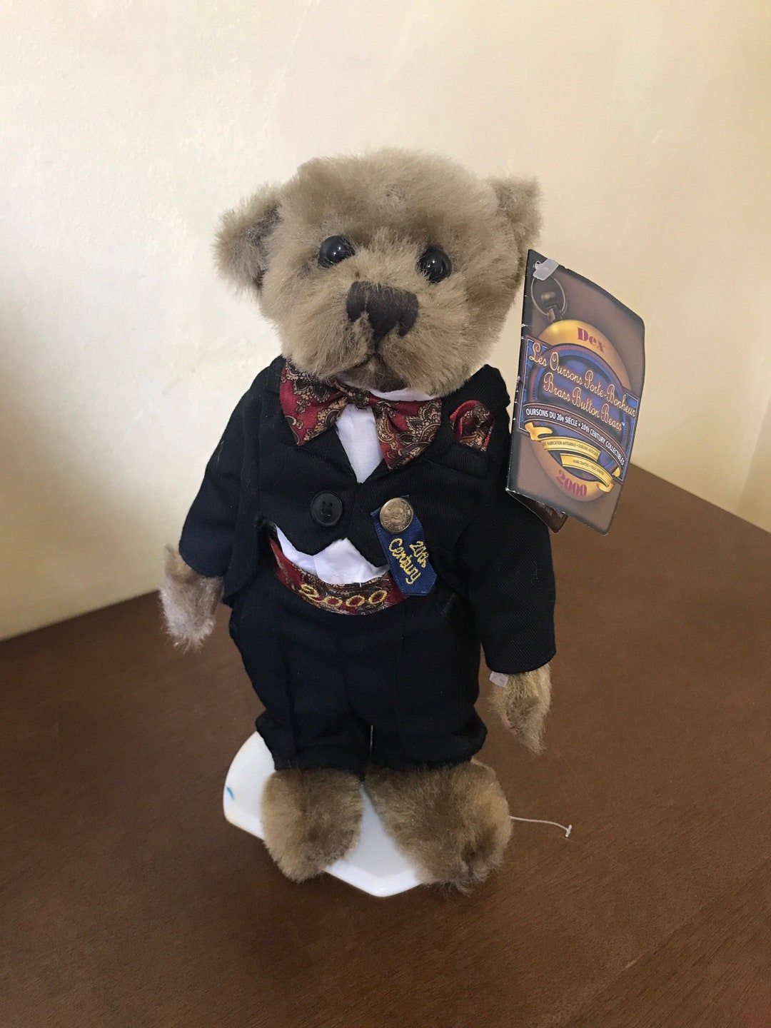 Dex Year 2000 Millennium Bear 1999 Pickford Brass Button Bears 20th ...