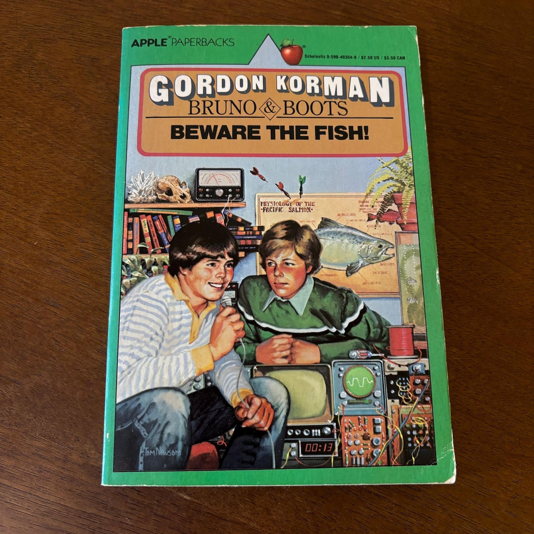 Gordon Korman Bruno & Boots Beware the Fish! Book #3 Macdonald Hall ...