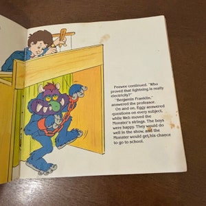 My Pet Monster Goes to School Dennis Fertig John Costanza 1986 Western ...