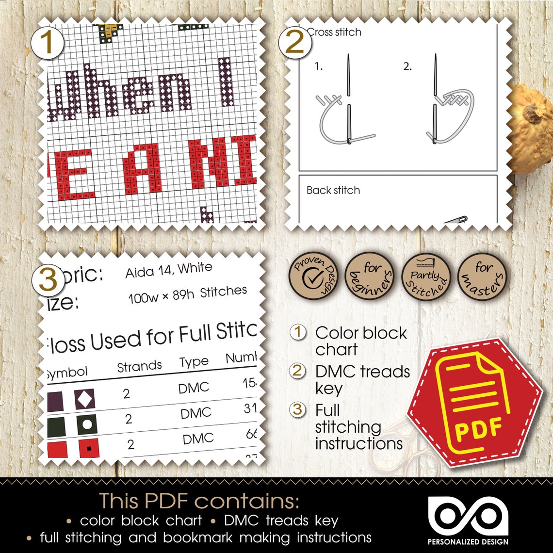 Rude Quote Cross Stitch Pattern, Download Embroidery Design in PDF ...