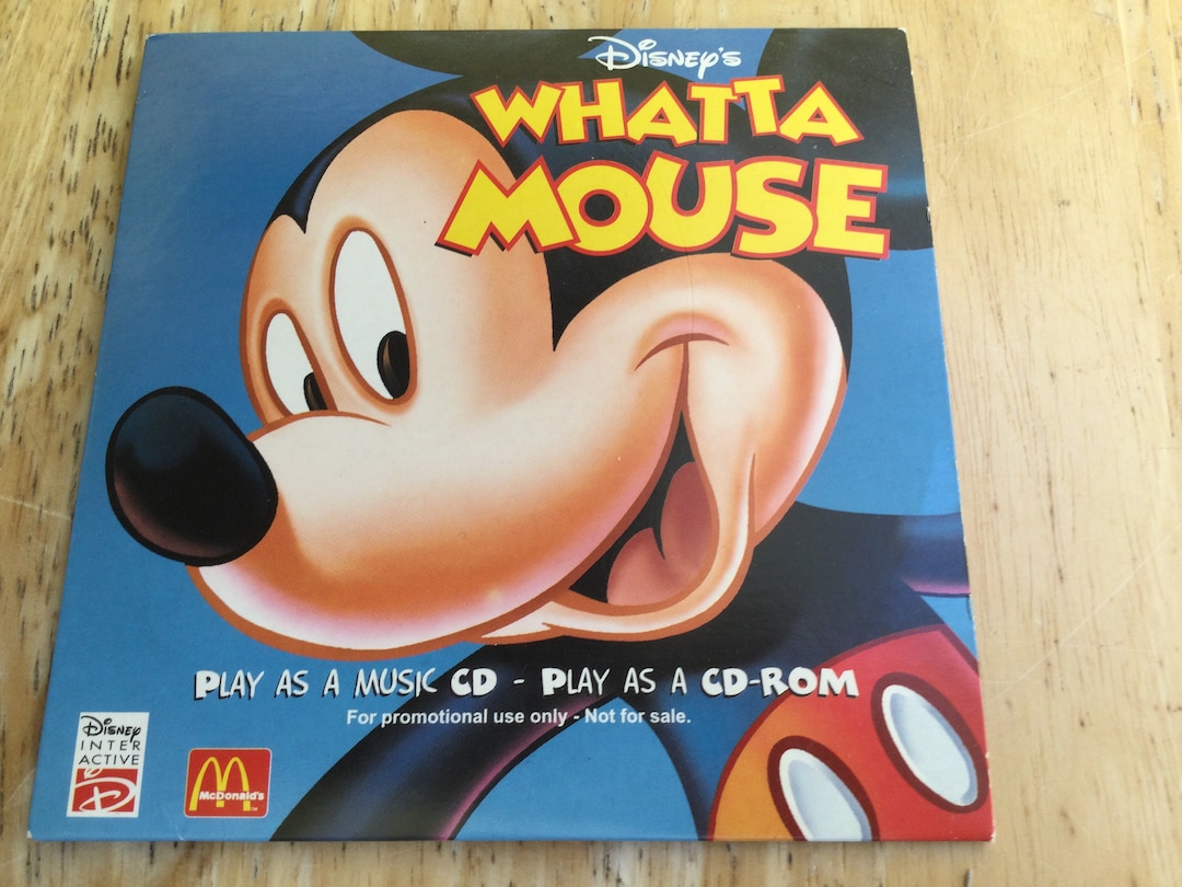 Mcdonald,s Mickey Mouse Music Cd and It Also Plays as a Cd Rom. - Etsy
