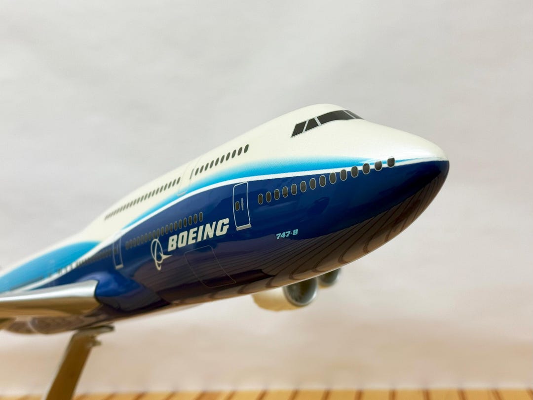 Boeing 747-8 Model by Pacific Miniatures - Etsy