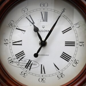 Bulova Mantle Clock "the Marlborough" - Etsy