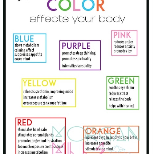 Color Therapy Printable - Etsy