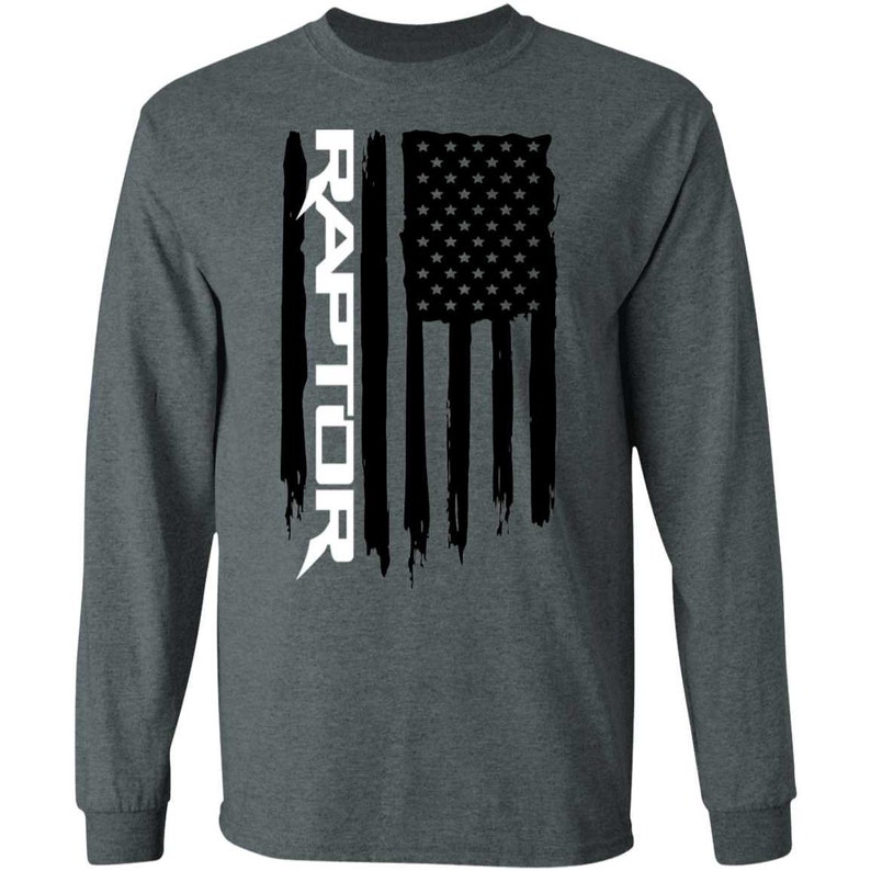 Raptor American Flag Long Sleeve T-shirt - Etsy