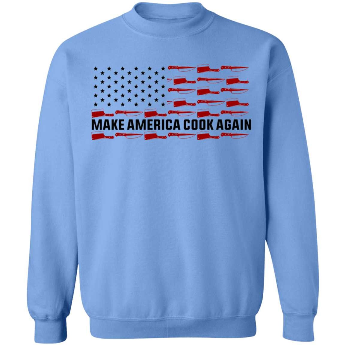 Make America Cook Again American Flag Chef Crewneck Sweatshirt - Etsy