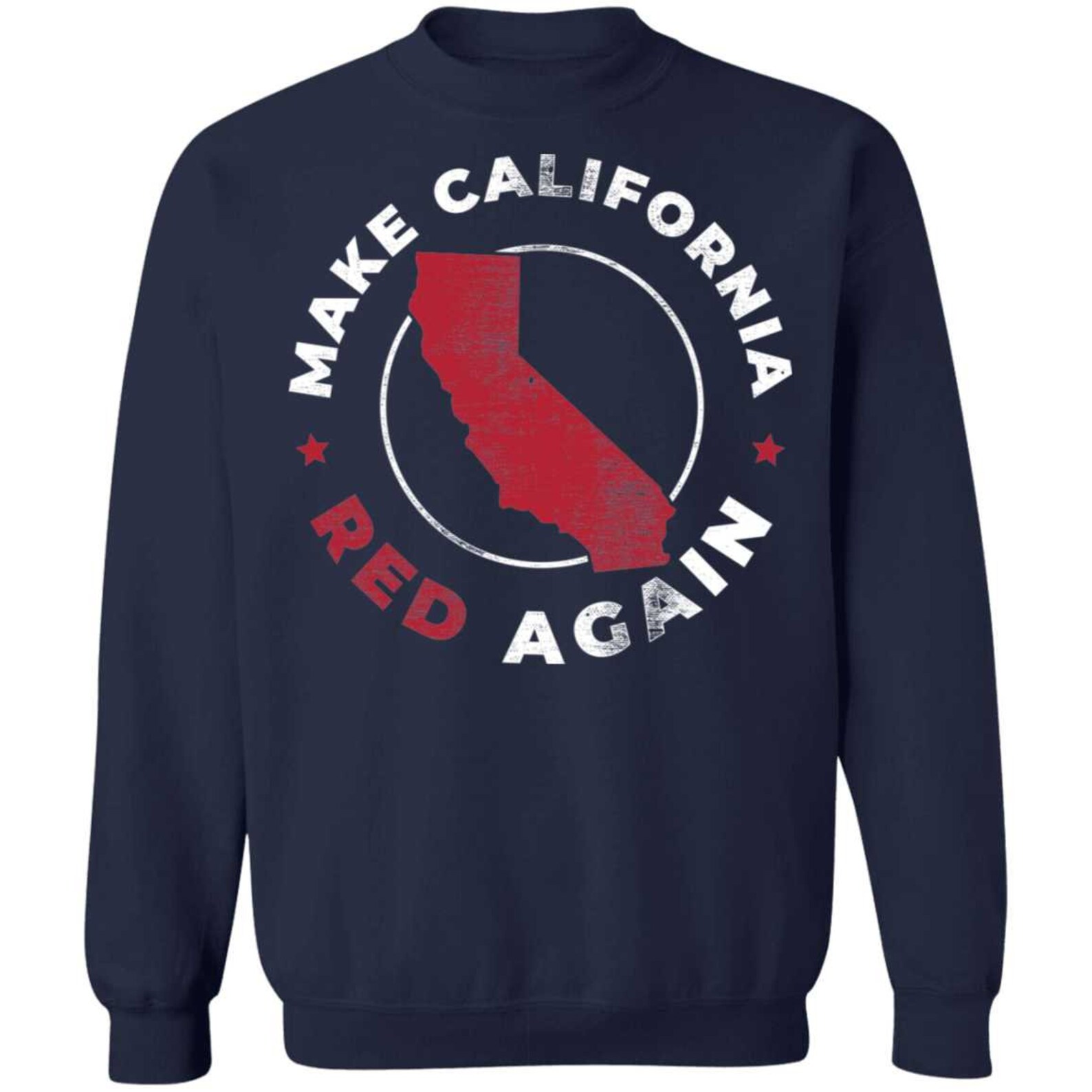 Make California Red Again Republican Crewneck Sweatshirt - Etsy