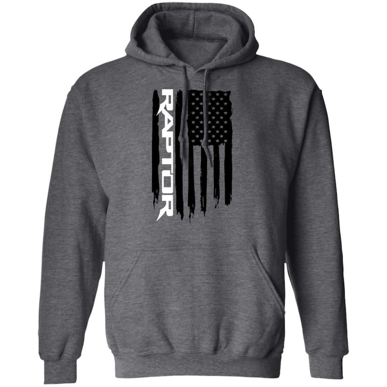 Raptor American Flag Pullover Hoodie - Etsy