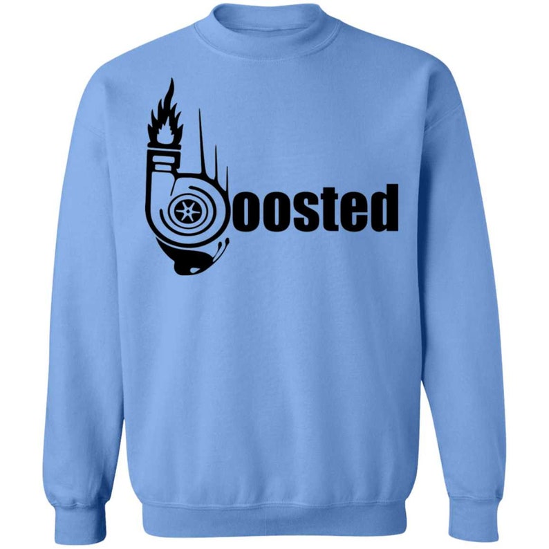 Boosted Turbo Word Boosted Turbo Racing Gapped Crewneck Sweatshirt - Etsy