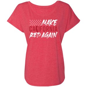 Women's Make California Red Again Republican T-shirt - Etsy
